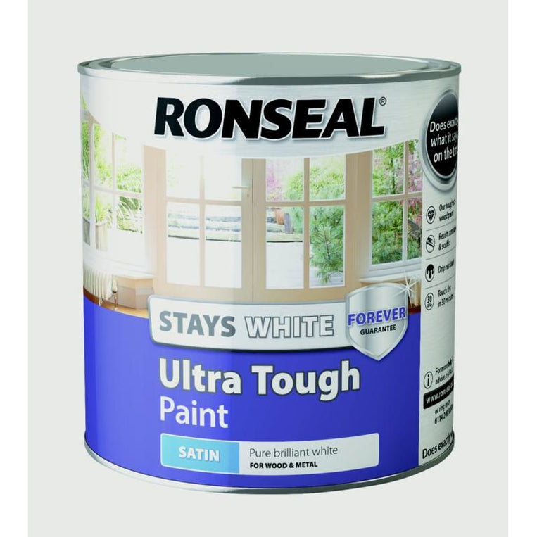 Ronseal Stays White Ultra Tough Paint — Shoppaint.co.uk